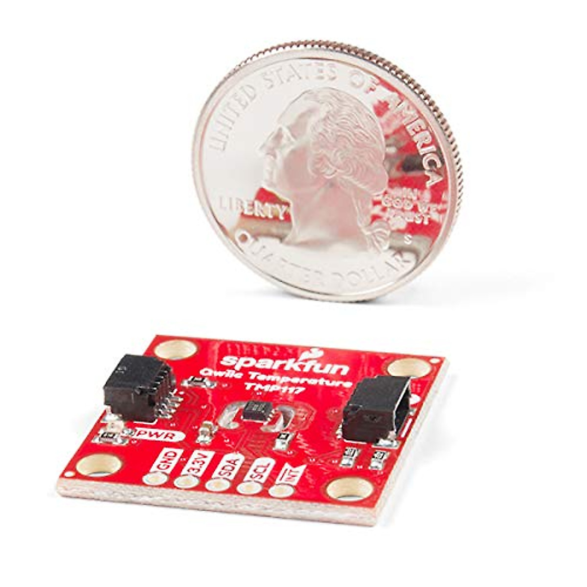 SparkFun High Precision Temperature Sensor - TMP117 (Qwiic) Programmable Temperature Alert Limits Operating Voltage 1.8V to 5.5V 16-bit Resolution NIST traceability Maximum Range from -55°C to 150°C
