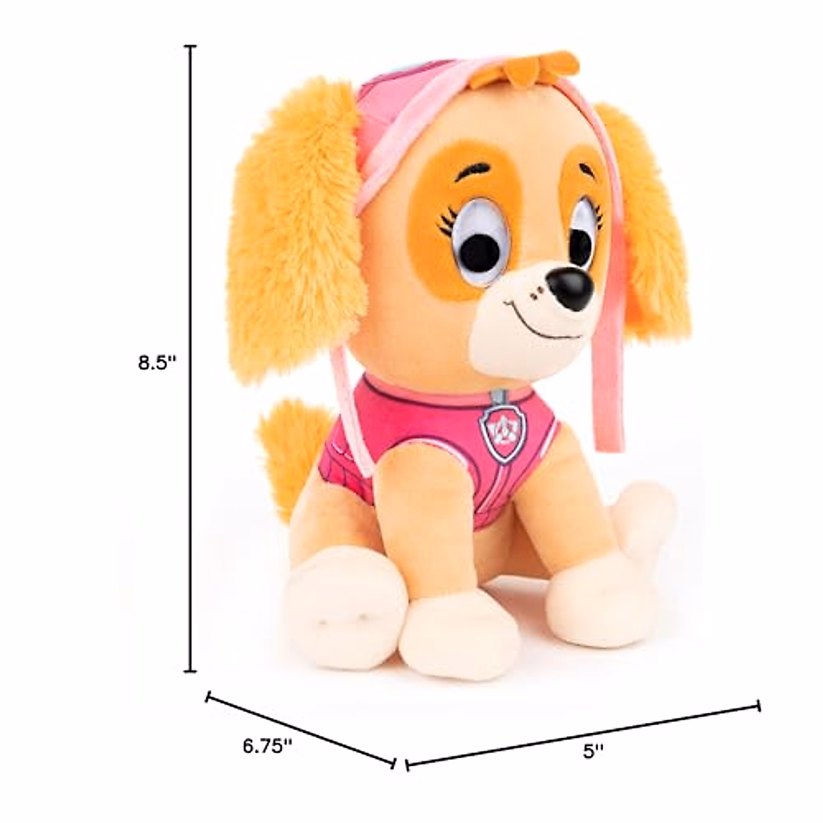 GUND PAW Patrol Skye in Signature Aviator Pilot Uniform for Ages 1 and Up, 9" (Styles May Vary)