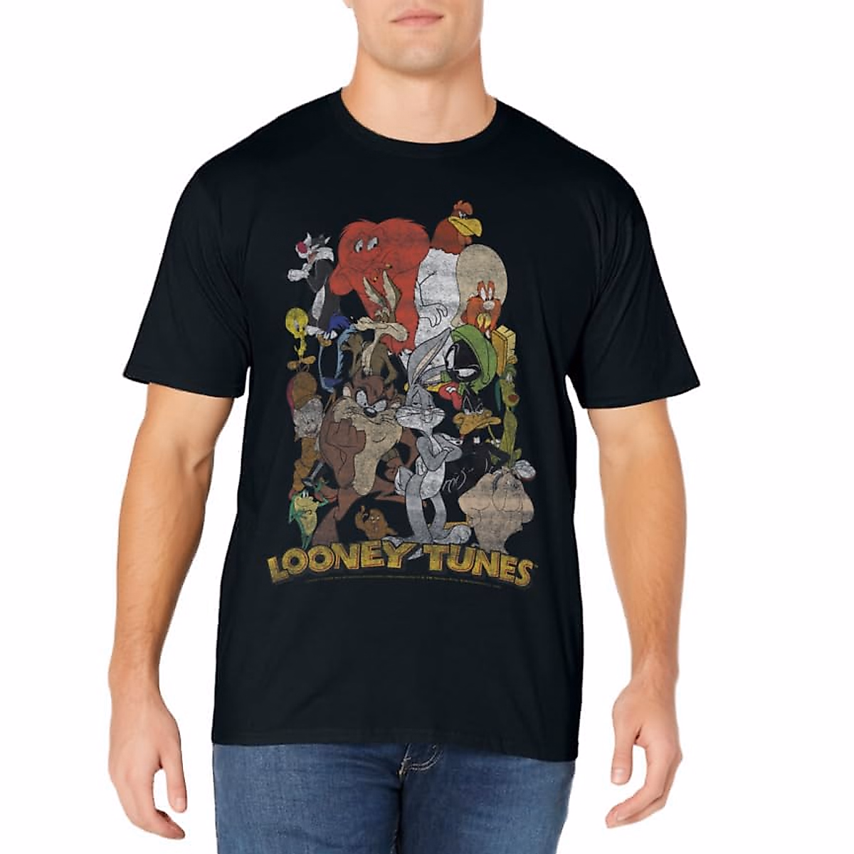Looney Tunes Character Stack Group Shot T-Shirt