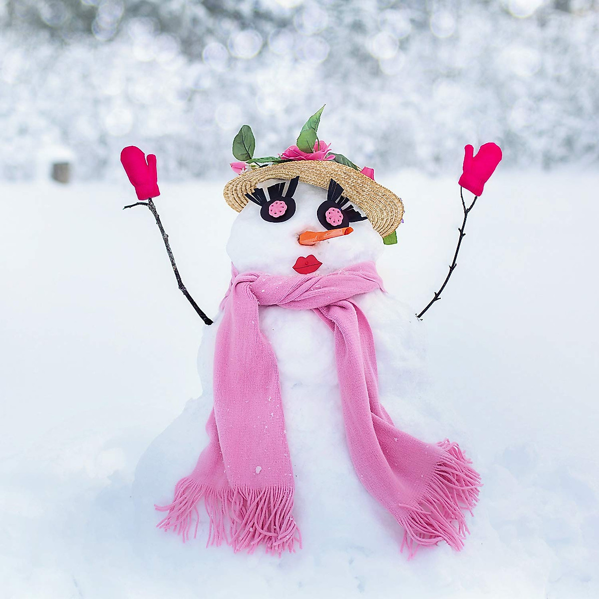 7 Pairs Toddler Mittens Kid Gloves Stretch Full Finger Mitten Winter Warm Knitted Gloves(5-10 Years Size)