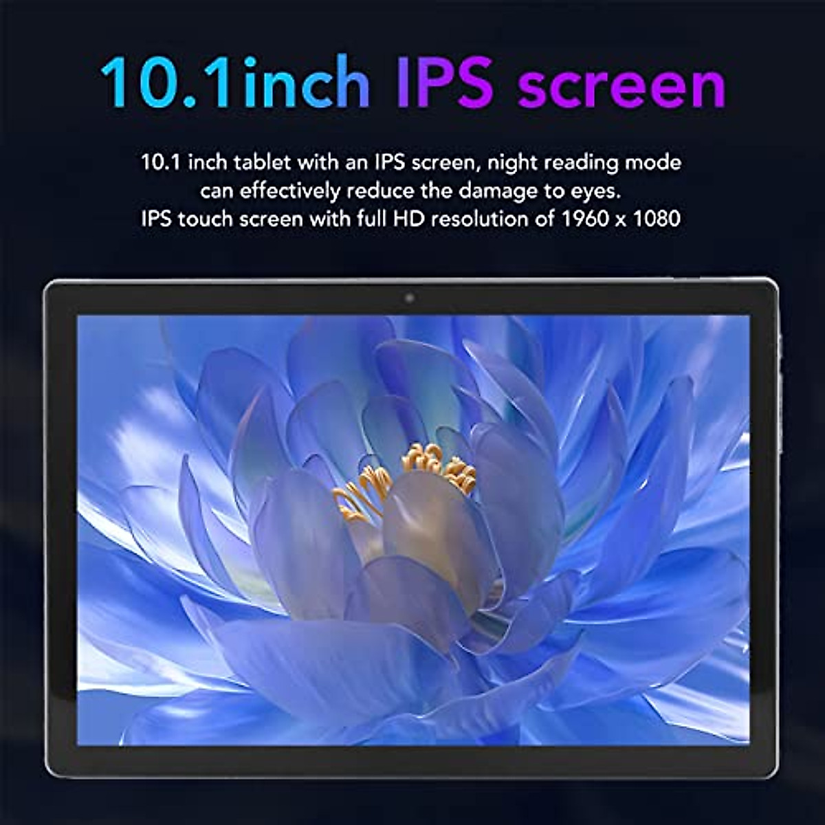 10.1 Inch Tablet, Android11 Dual Camera IPS Tablet for Home Use (US Plug)