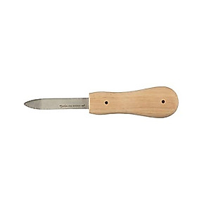 Sterling Brooke Oyster Shucker, Full Tang Knife, Shucker Snob Design, 7 inches