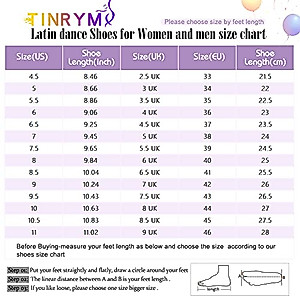 TINRYMX Womens Latin Dance Boots Lace up Jazz Dance Heels Tango Ballroom Salsa Dance Shoes, DSK9-Beige-7, US5.5