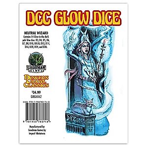 Goodman Games DCC Glow - Dice Neutral Wizard, Multicolour
