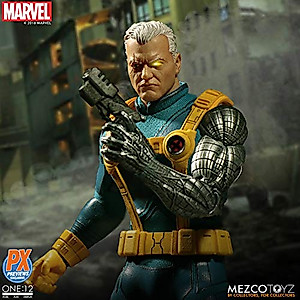 Mezco One: 12 Collective: Marvel Cable (X-Men Version) Action Figure, Multicolor
