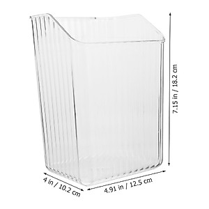 Cabilock 4pcs Wall Hanging Storage Basket Wall Kitchen Organizer Kitchen Trash can Bins Trash containers Recycle bin for Kitchen Office The pet Cabinet Door Trash bin Cabinet