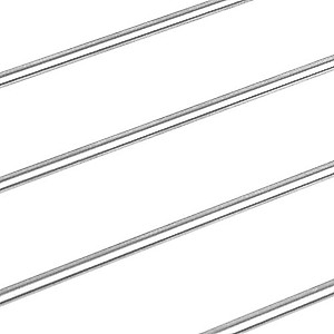 BBQ Grill Rack, Stainless Steel Folding Charcoal BBQ Rack Portable Simple Barbeque Grill Rack 12 inch for Outdoor Grill Camping Cooking Picnics