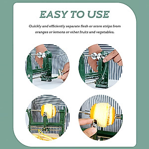 NOLITOY Veggie Peeler Orange Peeler Machine Vegatable Peel Remover Potatoe Slicer Pie Slicer Hand Crank Durable Apple Peelers Pear Peeler Slicer for Apples Fruit To Rotate Corer