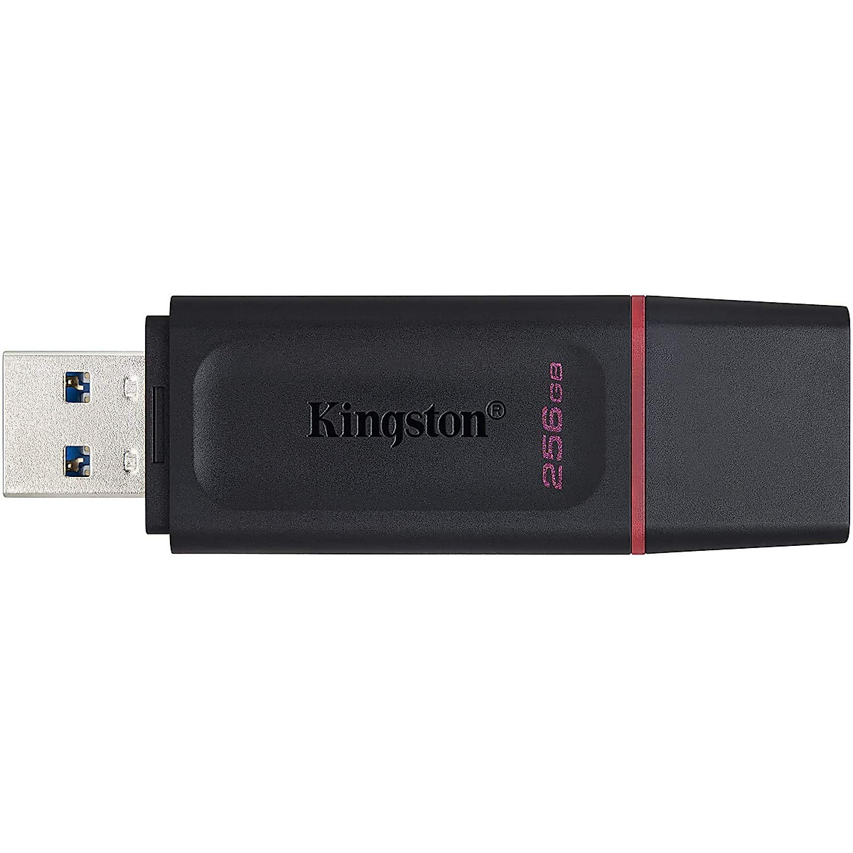 Kingston 256GB Flash Drive DataTraveler Exodia USB 3.2 High Speed 100MB/s USB for Computer (DTX/256GB) Bundle with 1 Everything But Stromboli Lanyard