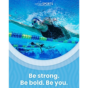 Reflect HշO Swim Conditioner - Moisturizing & Strengthening Swim Hair Care Conditioner for Damaged Hair - Sulfate-Free Chlorine Hair Protection with Rosemary & Vitamin E for Fresh, Hydrated Hair - 8oz