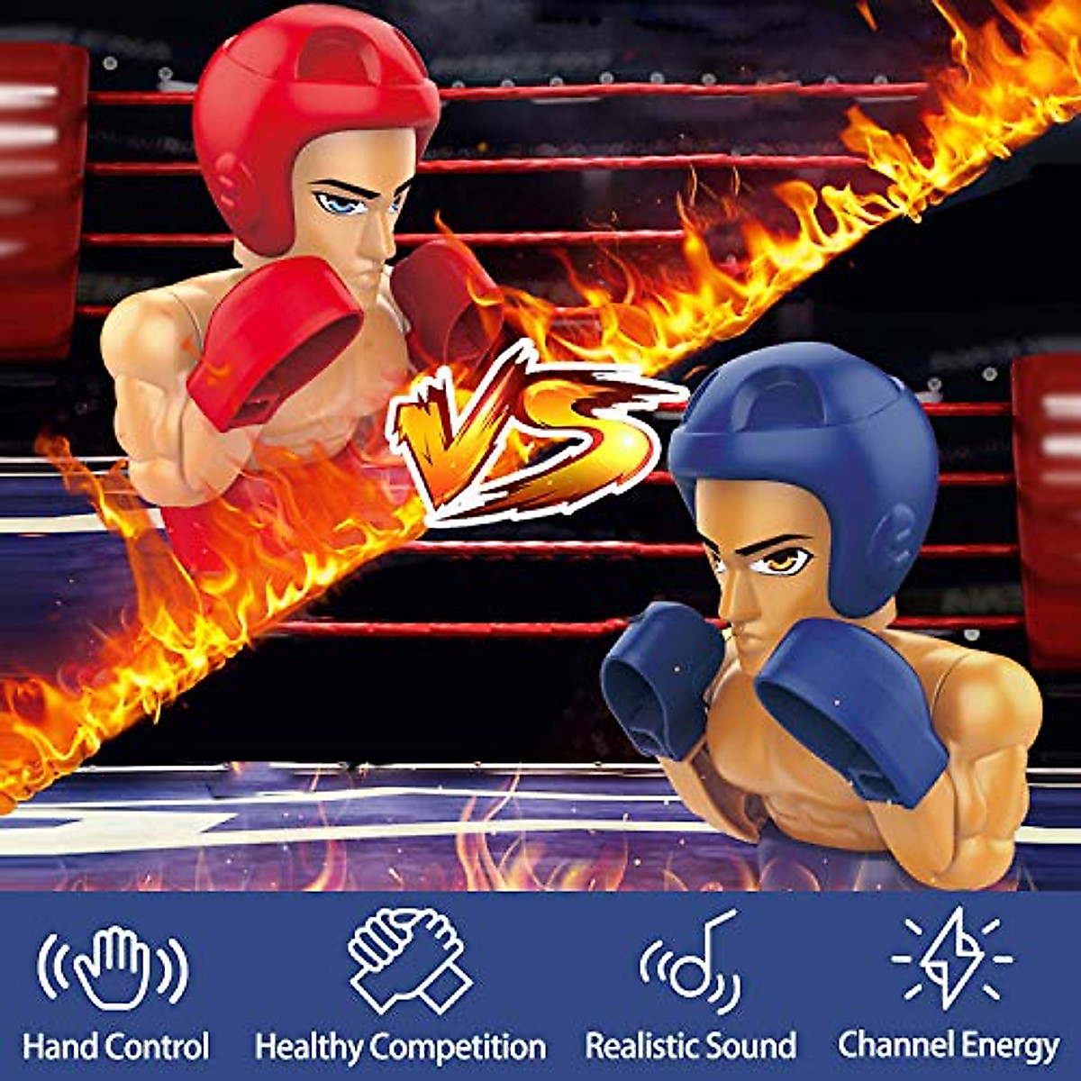 iPlay, iLearn Electronic Boxing Toys, RC Fighting Robots, Kid Board Games, Wrestling Battle Bots, Interactive Punching Boxer, Indoor Sports Playset, Cool Birthday Gift 3 4 5 6 7 8-12 Year Old Boy Teen