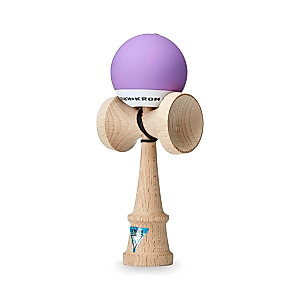 KROM Kendama POP Lavender – Smooth Texture and Flawless Balance – Enhanced Cognitive Skills – Improved Balance, Reflexes, and Creativity – Kendama Pro Model for Beginners and Experts