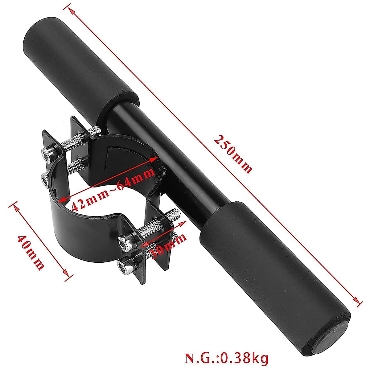 YBang Kids Handlebar Grip with LED Light for Segway Ninebot Max G30 ES1 ES2 ES3 ES4 E22 E25 Electric Scooter Handrail Non-Slip Safety Handle (Without LED Light)