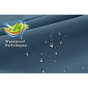 Gopune Women's Windproof Waterproof Sportswear Outdoor Hiking Fleece Pants (Grey Blue,L)