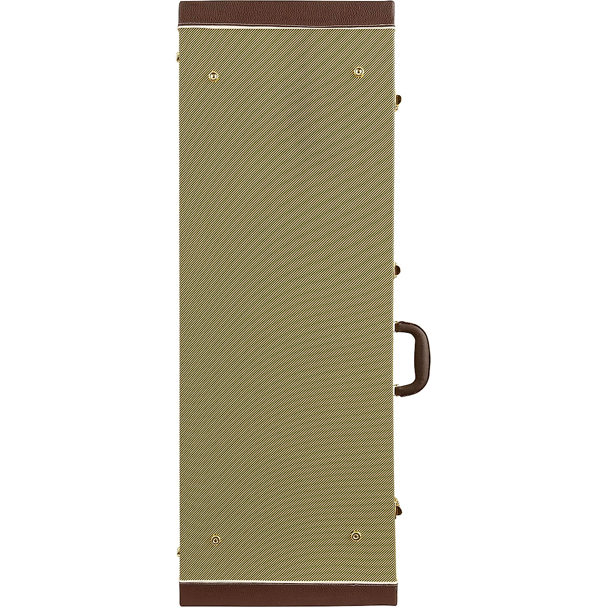 Gearlux Rectangular Electric Guitar Hard Shell Wood Case for Standard-Size Guitars Including Fender Strat/Tele - Tweed