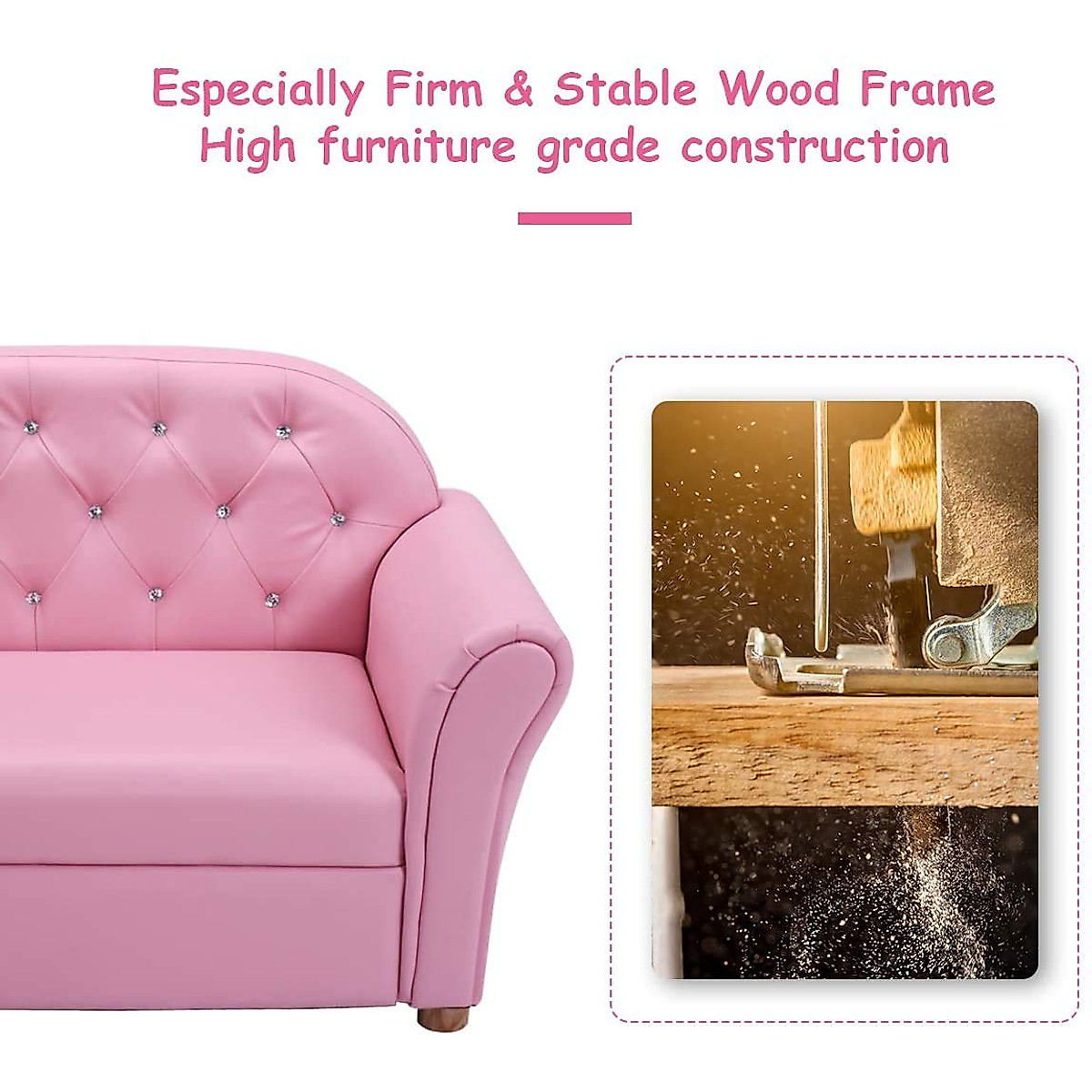 ReunionG Kids Sofas, Pink