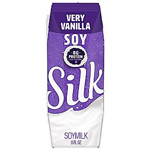 Silk Shelf-Stable Soymilk Singles, Very Vanilla, Dairy-Free, Vegan, Non-GMO Project Verified, 8 oz., 18 Pack