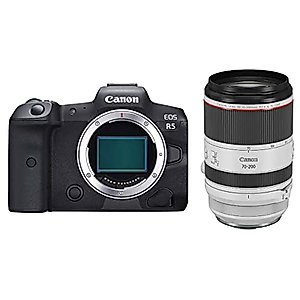 Canon EOS R5 Mirrorless Digital Camera Body with RF 70-200mm f/2.8 L is USM Lens