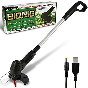 Electric Grass Trimmer Cordless Weed Eater Weed Wacker Waterproof Grass Cutter Machine Electric Lawn Trimmer Garden Tools - (Color: Trimmer)