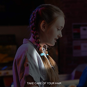 YEEPSYS Kids Hair Ties, 100 pcs Hair Elastic Bands for Toddler and Girls , Baby Multicolor Small Seamless Hair Bands Elastic Ponytail Holders (100 Pcs, Bright Multicolor)