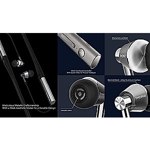 1MORE Wireless Earbuds Triple Driver Bluetooth Neckband Earphones with Hi-Res LDAC Wireless Sound Quality,Fast Charging,7-Hour Playtime,Environmental Noise Isolation (Renewed)