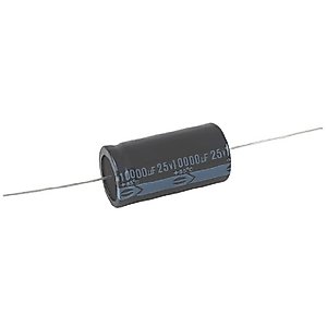 NTE Electronics NEH47M63CC Series NEH Aluminum Electrolytic Capacitor, 20% Capacitance Tolerance, Axial Lead, 47µF Capacitance, 63V
