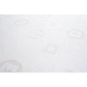 AC Pacific Herbal Fusion Collection Green Tea Infused Polyester Memory Foam Mattress Made in USA, Queen, White