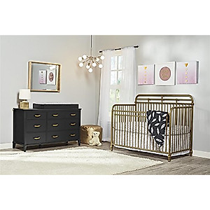 Little Seeds Monarch Hill Hawken Changing Table Topper, Black