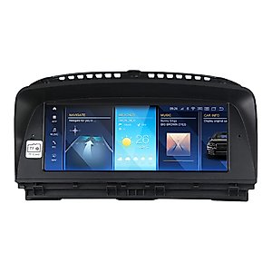 MekedeTech Qualcomm Android 12 Car Radio Stereo 8.8 inch IPS Touch Screen 4GB 64GB Built-in Carplay for BMW 7 Series E65 E66 2001~2008 MASK CCC System