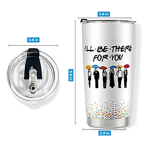 LONGXIN Stainless Steel Tumblers - 20oz Friends Gifts for Women, Perfect for Birthdays, Anniversaries, and Christmas