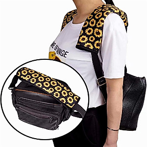 DISNIMO Black and White Cow Pattern Seat Belt Cover for Women Adults 2 Packs Comfortable Driving Safety Shoulder Protectors Covers Car Backpack Strap Pad Multi-Function Universal