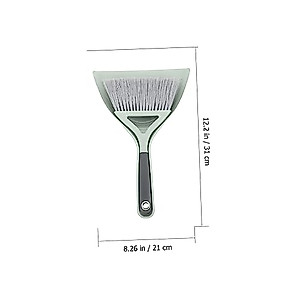 PLAFOPE 1 Set Broom Dustpan Keyboard Cleaning Brush Mini Hand Broom and Dustpan Table Cleaning Tool Mini Broom Home Cleaning Accessory Mini Cleaning Broom Cleaning Kit Plastic Green