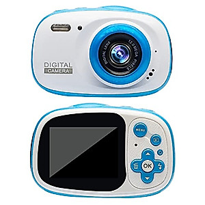 SamFansar Digital Camera Lightweight Kid Camera with 2 Inch Screen 32Gb SD Card Multifunctional Durable Blue