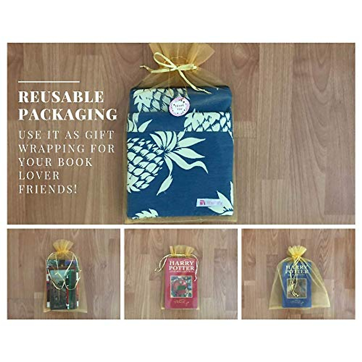 Bumblebee Book Sleeve - Book Cover for Hardcover and Paperback - Book Lover Gift - Notebooks and Pens Not Included