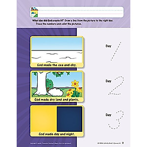 K5 Bible Activity Book - Abeka 5 Year Old Kindergarten Bible Coloring and Activity Book
