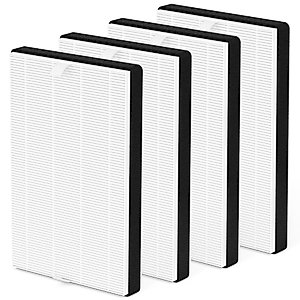 FCFMY 4 Packs F2 A2 True HEPA Replacement Filter Compatible with 3M Filtrete Room Air Cleaner Purifier Models FAP-C02-A2 FAP-C03-A2 FAP-T03-A2 FAP-C02WA-G2 FAP-C03BA-G2 FAP-T03BA-G2 FAP-SC02N