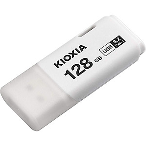 KIOXIA 128GB TransMemory U301 USB 3.2 Flash Drive, White