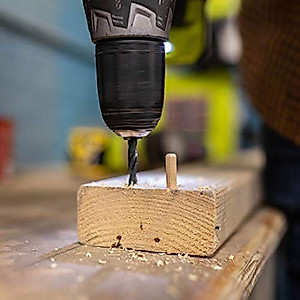 General Tools 840014 1/4-Inch Fluted Wood Dowel Pins, 72-Pack