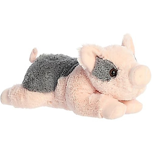 Aurora® Adorable Flopsie™ Tidbit Mini Pig™ Stuffed Animal - Playful Ease - Timeless Companions - Pink 12 Inches