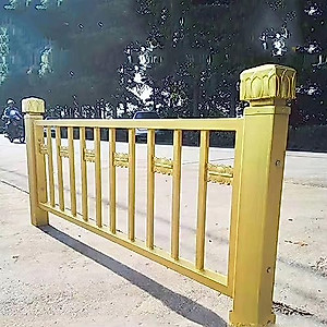 POCHY Fence Post Cap, Acorn Top Fence Finials, Galvanized Iron Railing Cover for Villa Stair, Mailbox, Deck, Dock, Piling Caps, 4 Pcs,60x60mm