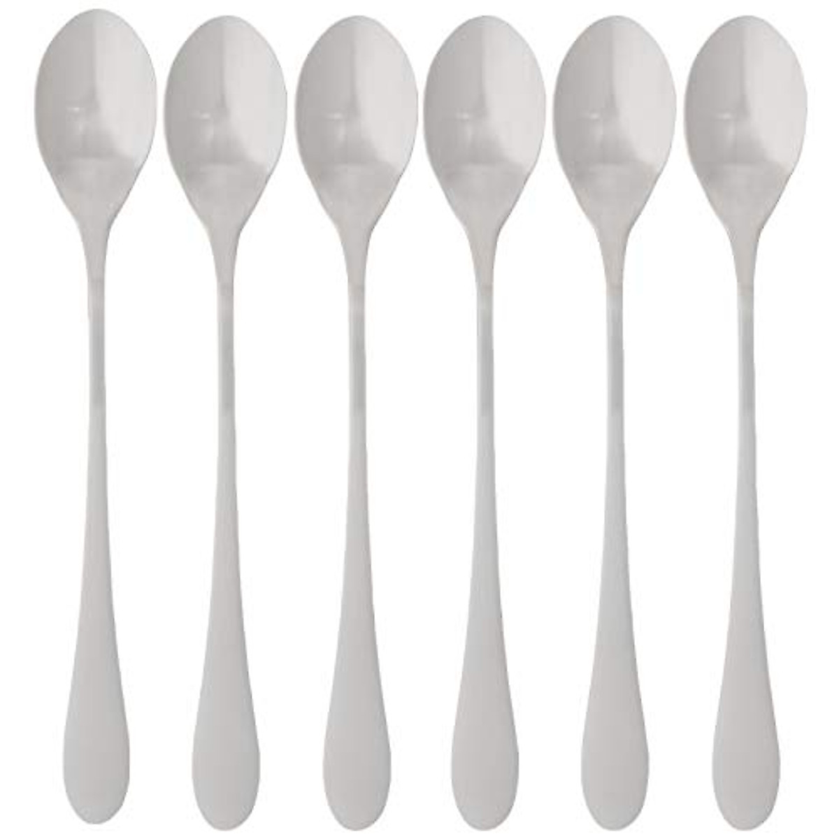 Knork Original Iced Tea Spoon, Matte,Silver