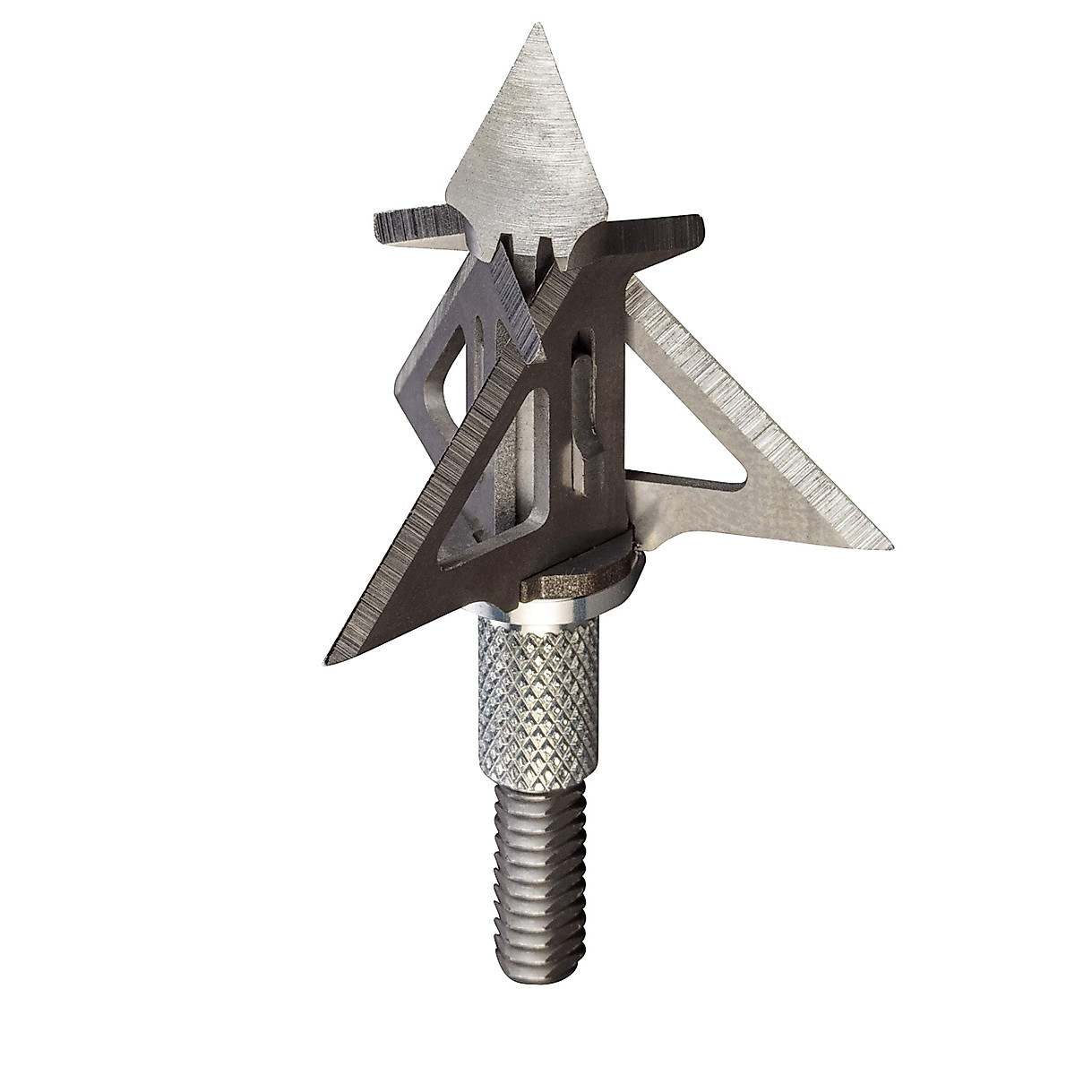 SIK F3 3-Blade Cut on Contact Fixed Blade Broadhead, Silver, One Size