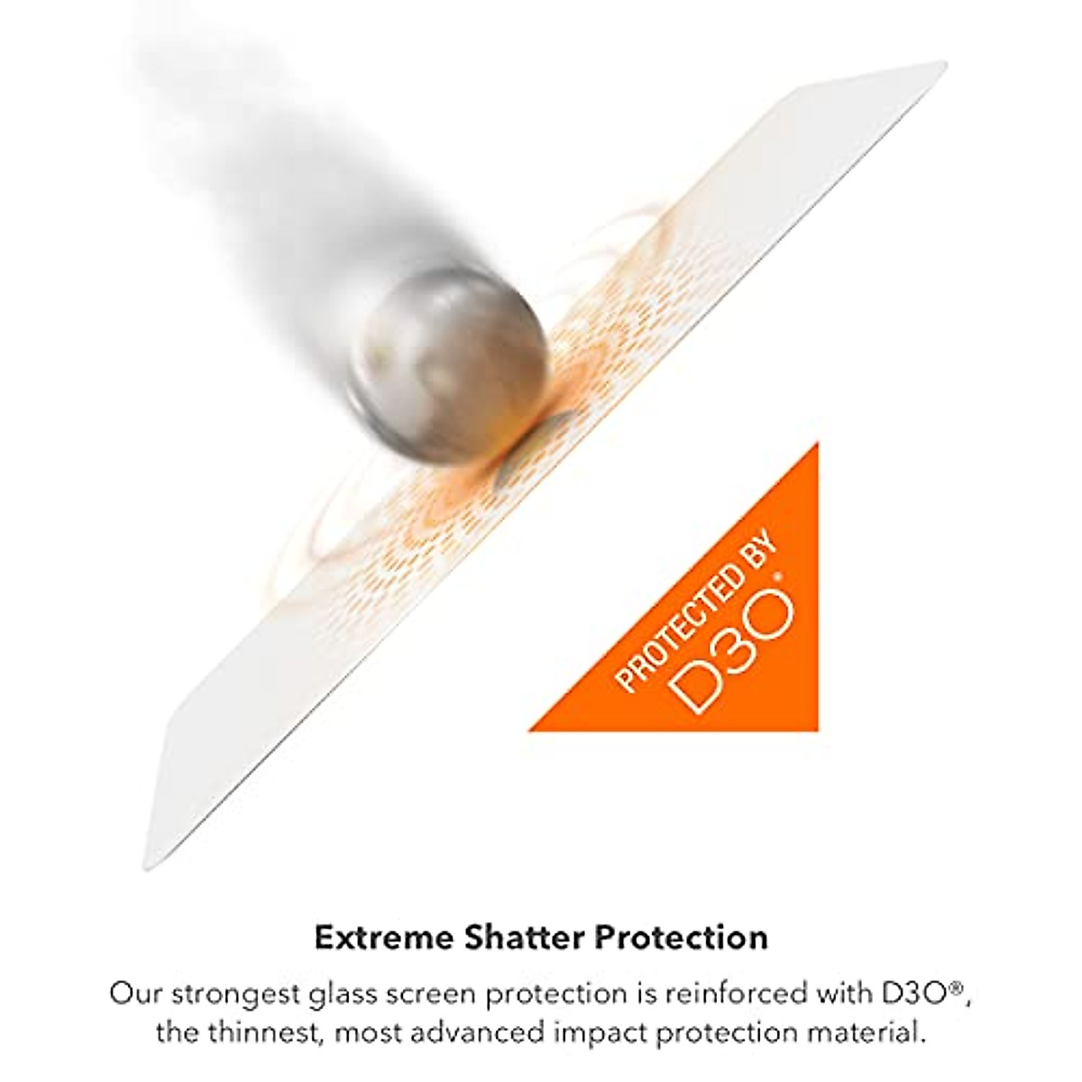 ZAGG InvisibleShield Glass XTR for iPhone 13 and 13 Pro, Heavy-Duty D30 Material, Ultra-Sensitive & Smooth Touch, Blue-Light Protection, Anti-Microbial Treatment, Easy to Install