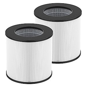 KJ150 KJ910 SY910 Replacement Filter Compatible with Druiap KJ150, Muliap & Generic KJ910, Cwxwei SY910 (AF3001) Air Purifier, H13 True HEPA Filter, 3-Stage Filtration, Not for Druiap KJ80,2 Pack