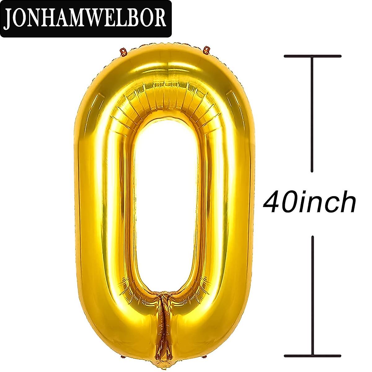 60 Number Balloons Gold Big Giant Jumbo Number 60 Foil Mylar Balloons for 60th Women Men Birthday Party Supplies 60 Anniversary Events Decorations