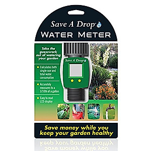 2 Pack - P3 P0550 Water Meter | Measure Watering Use in Gallons or Liters |Fits Standard Garden Hose