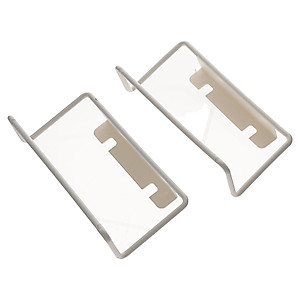 2Pcs Plastic Towel Rack,Space Saving Door Back Organizer Over The Door Cabinet Cupboard Hanger Multifunction Towel Bar Rack for Home Kitchen Bathroom