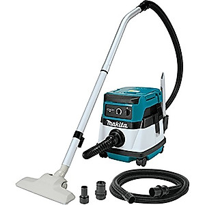 Makita XCV04Z 36V (18V X2) LXT®/Corded 2.1 Gallon HEPA Filter Dry Dust Extractor/Vacuum, Tool Only