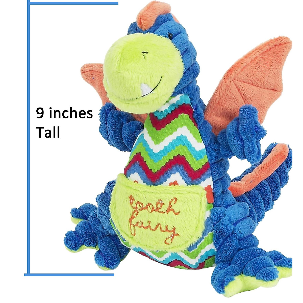 Maison Chic Plush Tooth Fairy Pillow for Little Boys and Girls About to Loose a Tooth (Dragon, Drake)