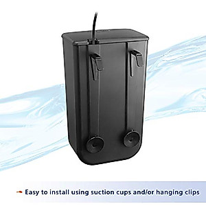 Aqueon QuietFlow E Internal Aquarium Fish Tank Power Filter For Up To 40 Gallon Aquariums